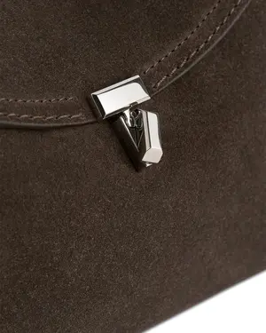 TOTEME T-lock Suede Convertible Clutch