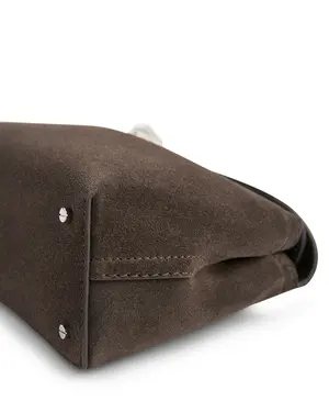 TOTEME T-lock Suede Convertible Clutch