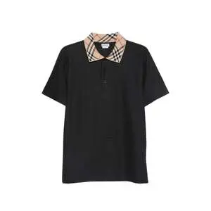Burberry Polo Shirts - Black