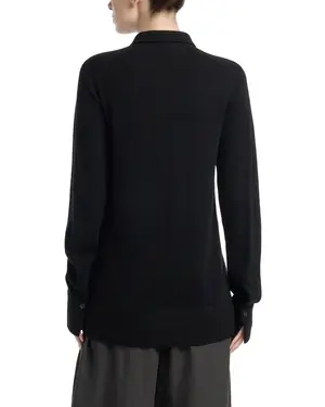 TOTEME Cashmere Button Front Shirt