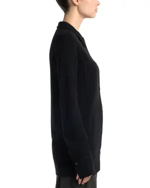 TOTEME Cashmere Button Front Shirt