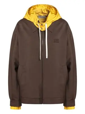 Miu Miu Wool Hooded Jacket