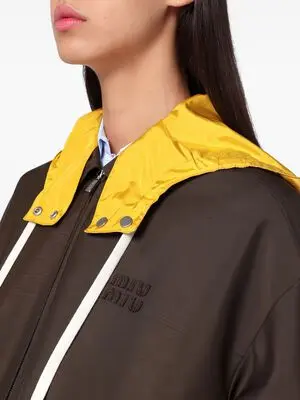 Miu Miu Wool Hooded Jacket
