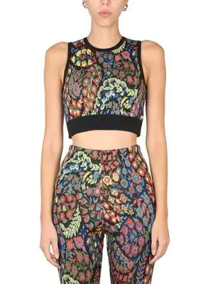Etro Jacquard Wool Blend Top And Leggings