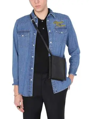 Alexander McQueen Shirt With Embroidered Logo