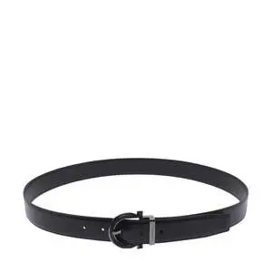 FERRAGAMO Gancini Belt - Black
