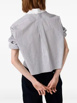 Miu Miu Striped Cotton Shirt