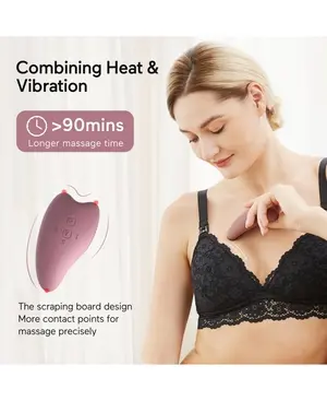 MOMCOZY Warming And Vibration Lactation Massager