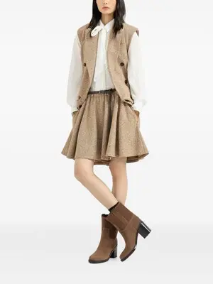 Brunello Cucinelli Leather Ankle Boots