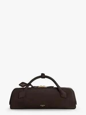 Alaïa Teckel Suede Clutch Handbag