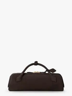 Alaïa Teckel Suede Clutch Handbag