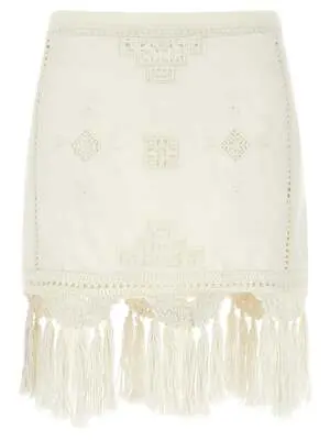Isabel Marant Étoile Sandra Mini Skirt - White