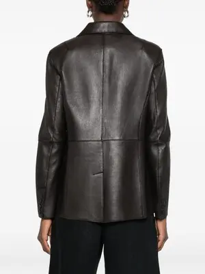 PAROSH Leather Trousers