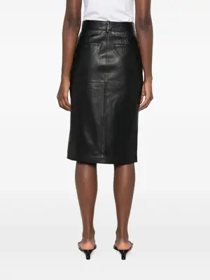 PAROSH Leather Trousers