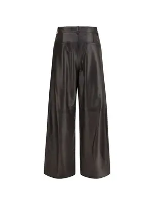 PAROSH Leather Trousers