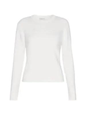 Max Mara Wool Crewneck Sweater - White