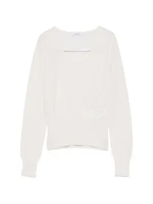 Max Mara Wool Scoop Neck Sweater