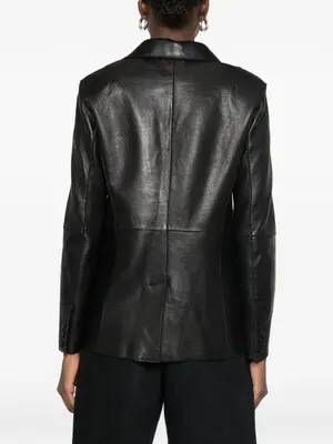 PAROSH Leather Trousers