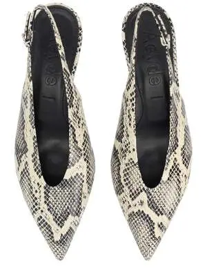 AeydĒ Camila Snake Print Calf Leather Shoes