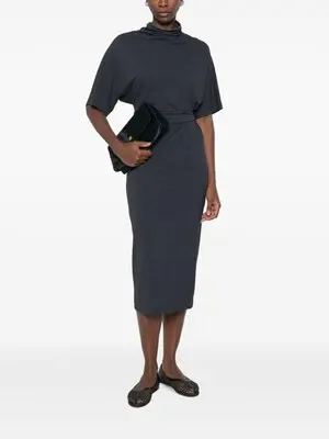 Brunello Cucinelli Wool Blend Long Dress