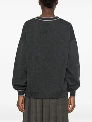 Brunello Cucinelli Cotton V-necked Sweater