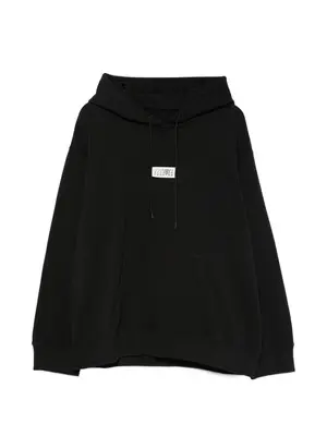 MAISON MARGIELA Logo Cotton T-shirt - Black
