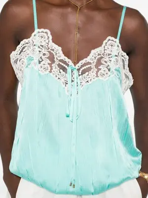 Chloé Silk Lace-trim Camisole