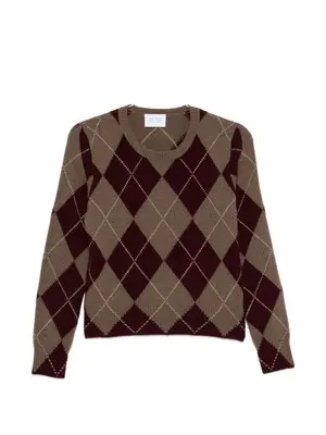 BEYOU Cashmere Crewneck Sweater - Red