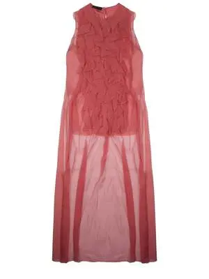 Alberta Ferretti Silk Sleeveless Shirt - Pink