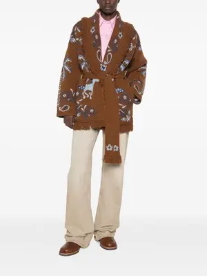 Alanui Island Roots Wool Cardigan