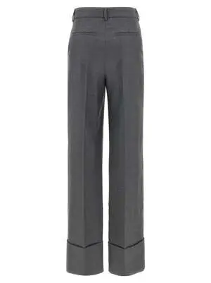Valentino Garavani Virgin Wool Wide Leg Trousers
