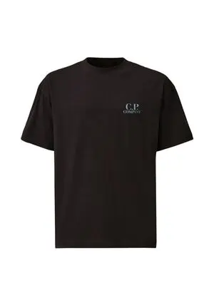 C.P. COMPANY Logo Cotton T-shirt - Multicolor