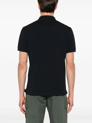 Stone Island Logo Cotton Polo Shirt