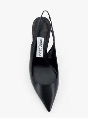 JIMMY CHOO Love 65 Leather Slingback Pumps