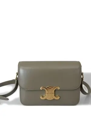 Celine Triomphe Teen Leather Crossbody Bag - Multicolor