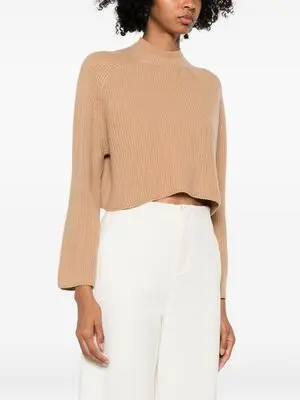 Max Mara Cashmere Wool Crew Neck Sweater