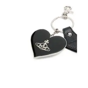 VIVIENNE WESTWOOD Heart-shaped Orb Keyring And Chain