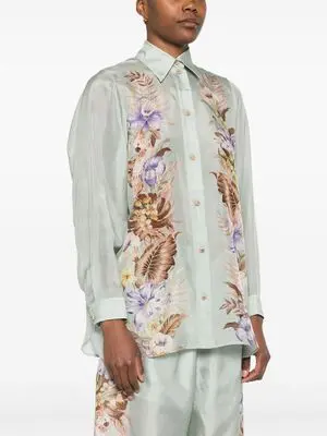 Zimmermann Coco Printed Silk Shirt