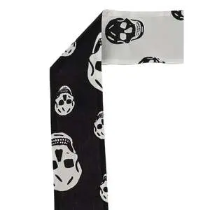Alexander McQueen Silk Skull Print Scarf