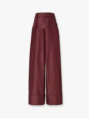 Fendi Silk Taffeta Trousers