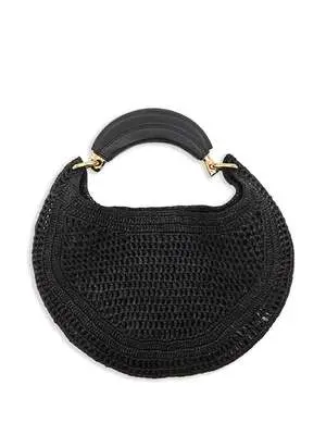 Chloé Summer Banana Raffia Hobo Bag