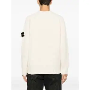 Stone Island Cotton Blend Crew Neck Pullover
