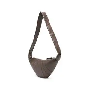 LEMAIRE Leather Paneled Shoulder Bag