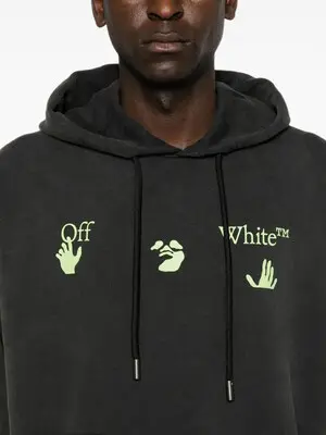 Off-White Bacco Arrow Skate Cotton Hoodie