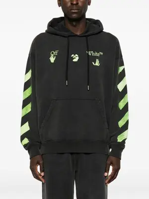 Off-White Bacco Arrow Skate Cotton Hoodie