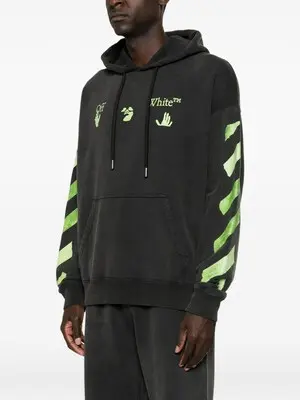 Off-White Bacco Arrow Skate Cotton Hoodie