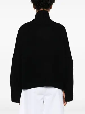 Soft Goat Cashmere Turtle-neck Sweater