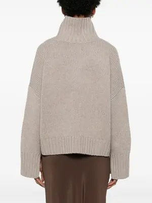 Soft Goat Cashmere Turtle-neck Sweater