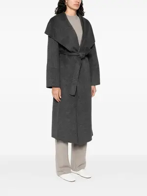 Soft Goat Wool Coat - Grey