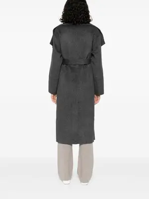 Soft Goat Wool Coat - Grey